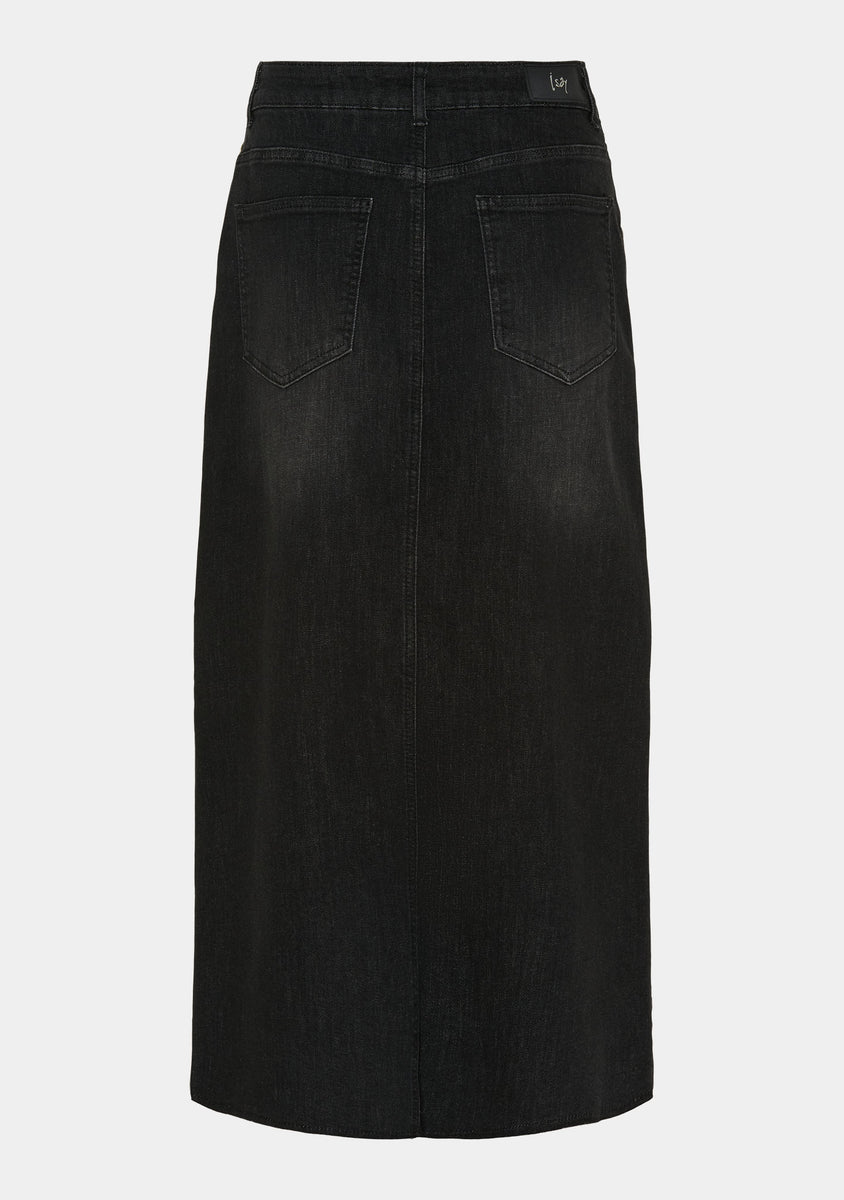 Como Denim Skirt - Washed Black – Isayshop.no